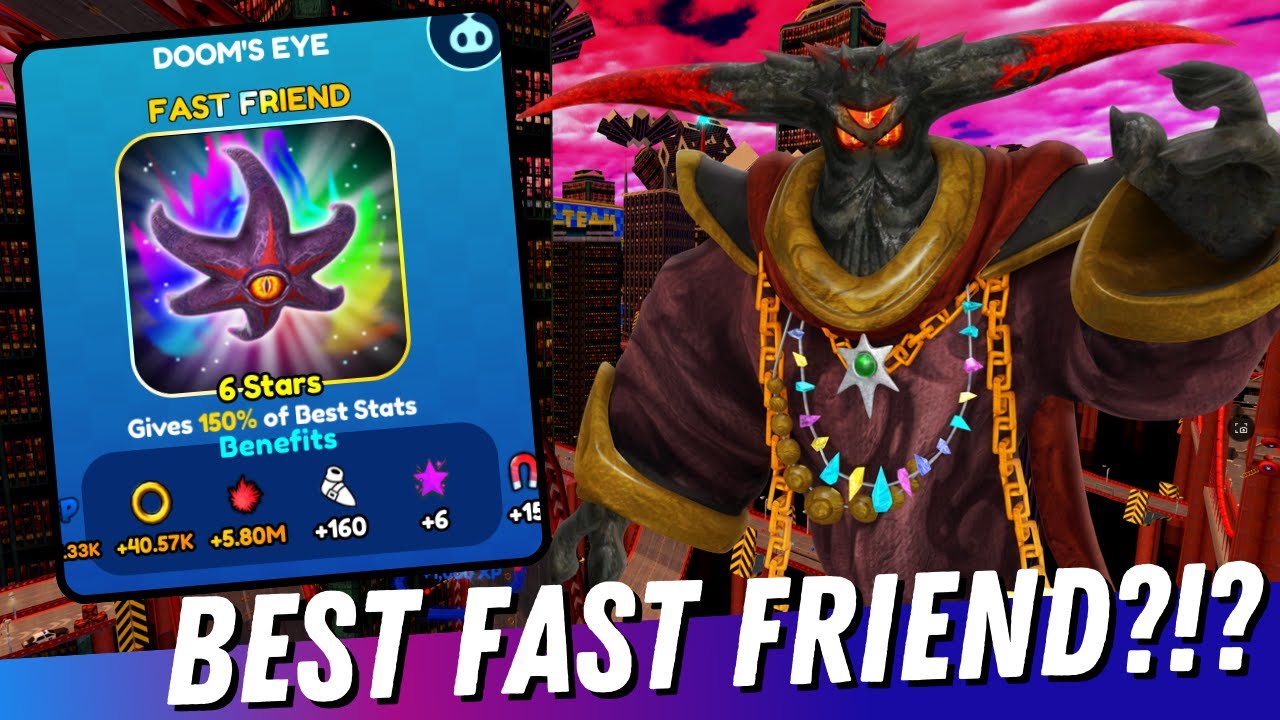 Unlocking DOOM EYE In Sonic Speed Simulator... BEST fast friend? - YouTube