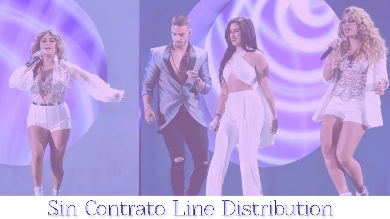 Maluma ft. Fifth Harmony~Sin Contrato (Line Distribution) - YouTube