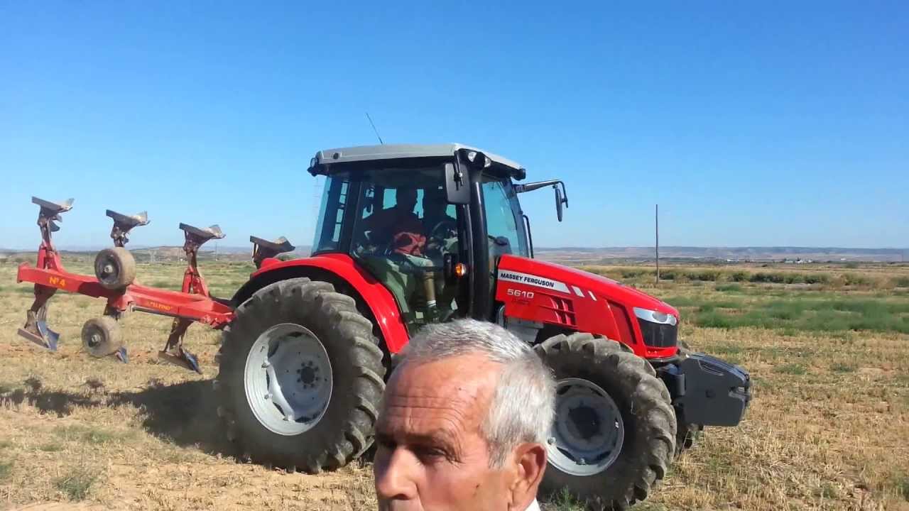 Nuevo modelo Massey Ferguson 5610 en Caspe - YouTube