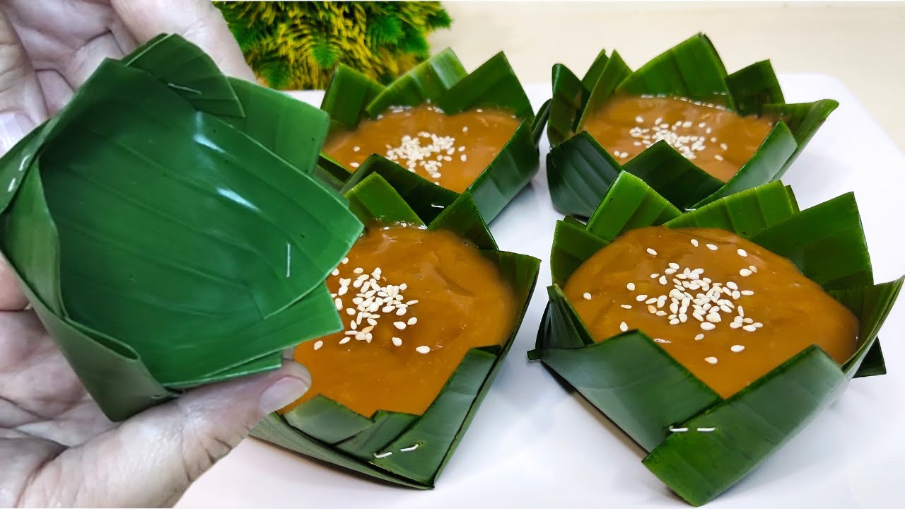 Dodol Gula Melaka & cara buat bekas dari daun pisang | Dodol Ketan ...