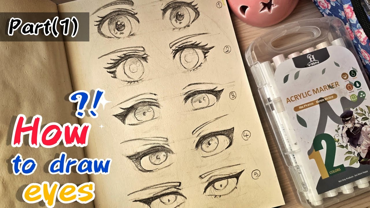 "Mastering Anime Eyes: Step-by-Step Tutorials for Stunning Designs! 👀 ...