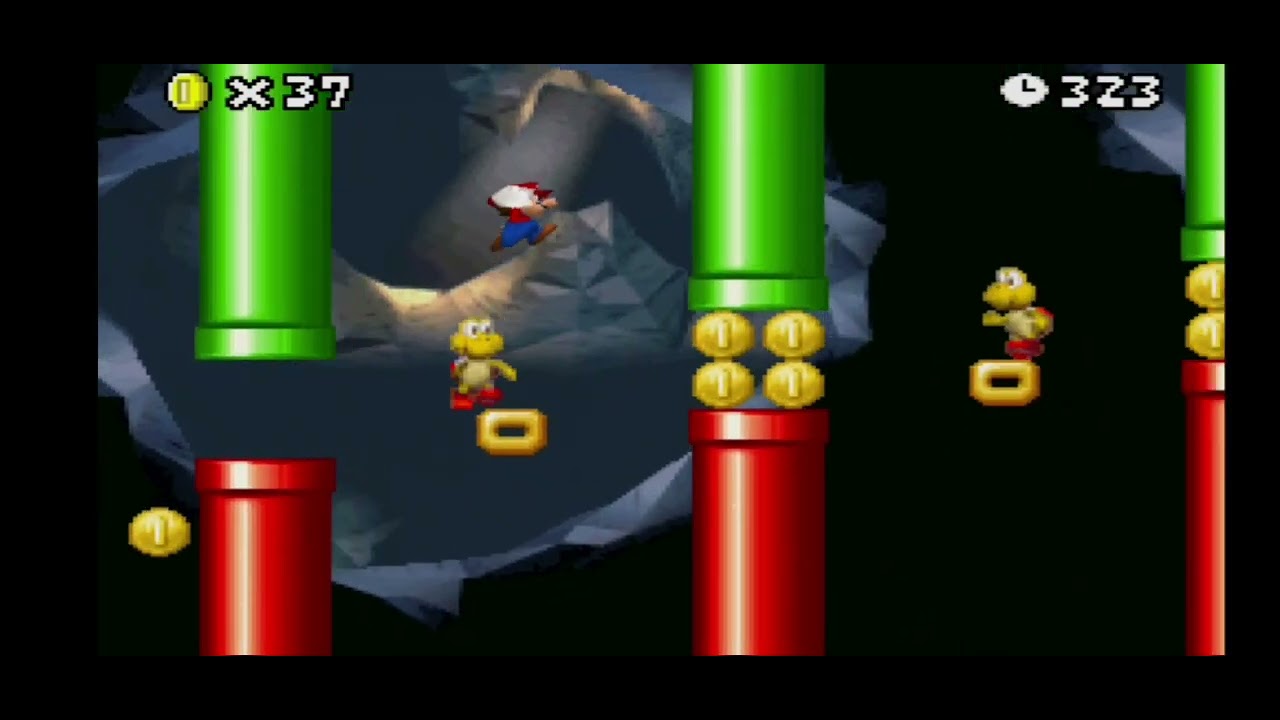 New Super Mario Bros. - World 1-2 Custom Kaizo Level - YouTube