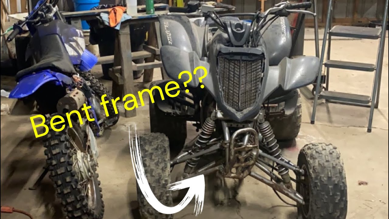 Wrecked raptor 660SE on marketplace for $1,300. Can i fix it? - YouTube