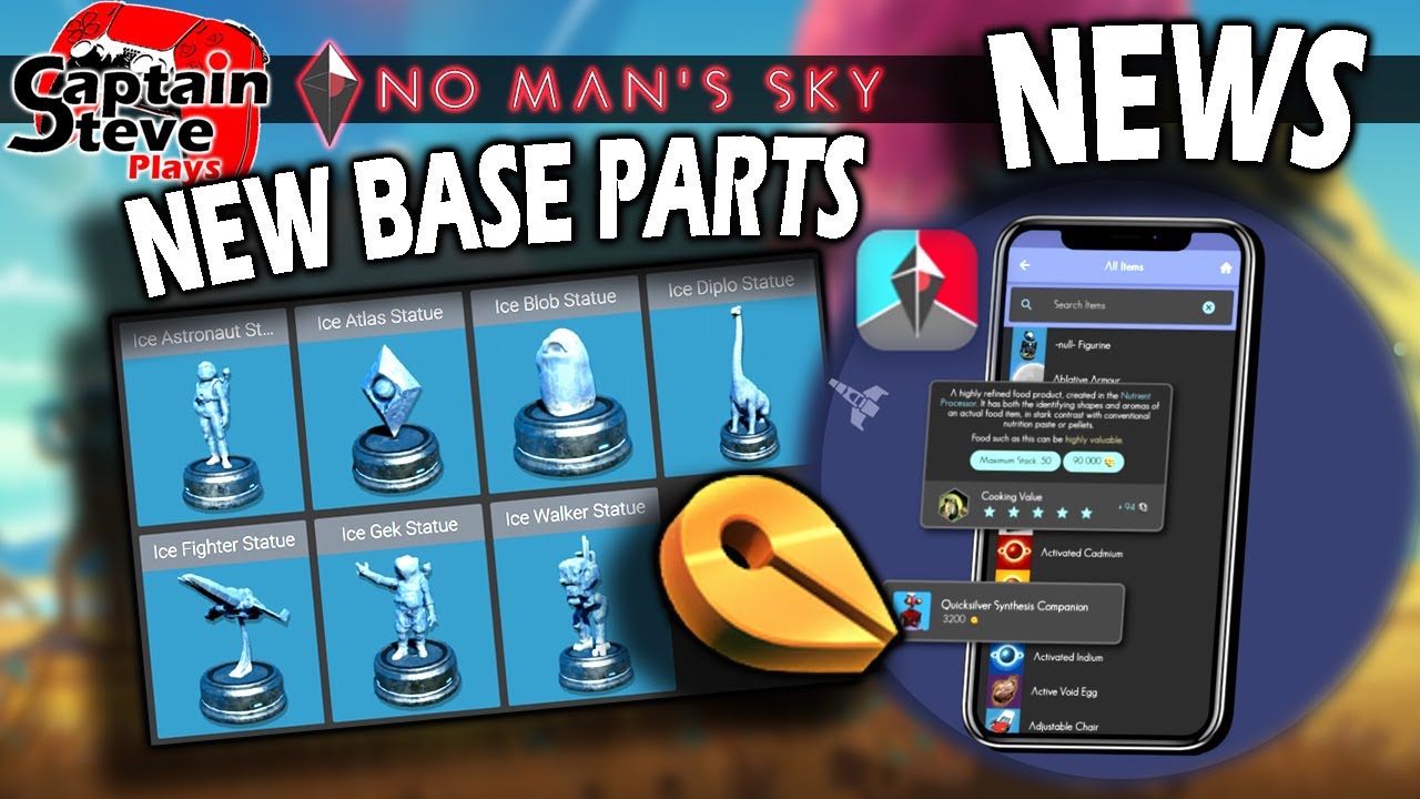No Man's Sky Ice Statues - New Base Parts Coming To The Quicksilver Store and Game - NMS News ...