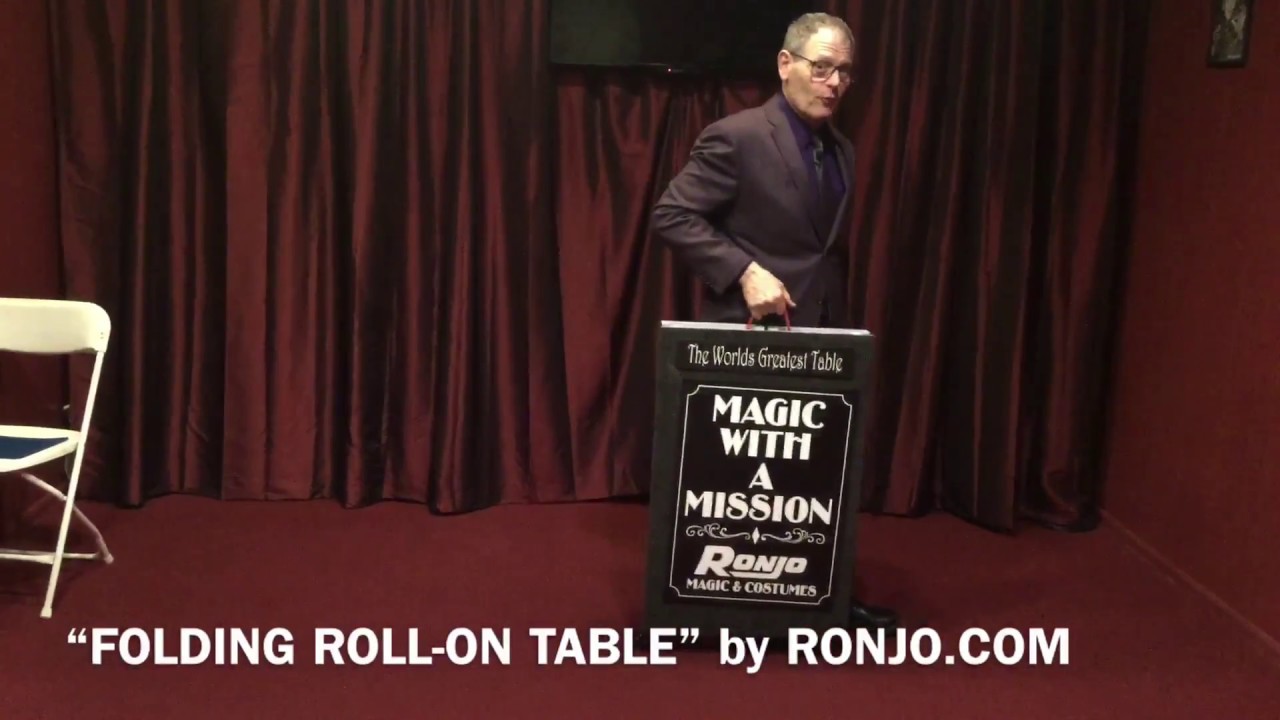 Folding Roll-On Table - Magic from Ronjo.com - YouTube
