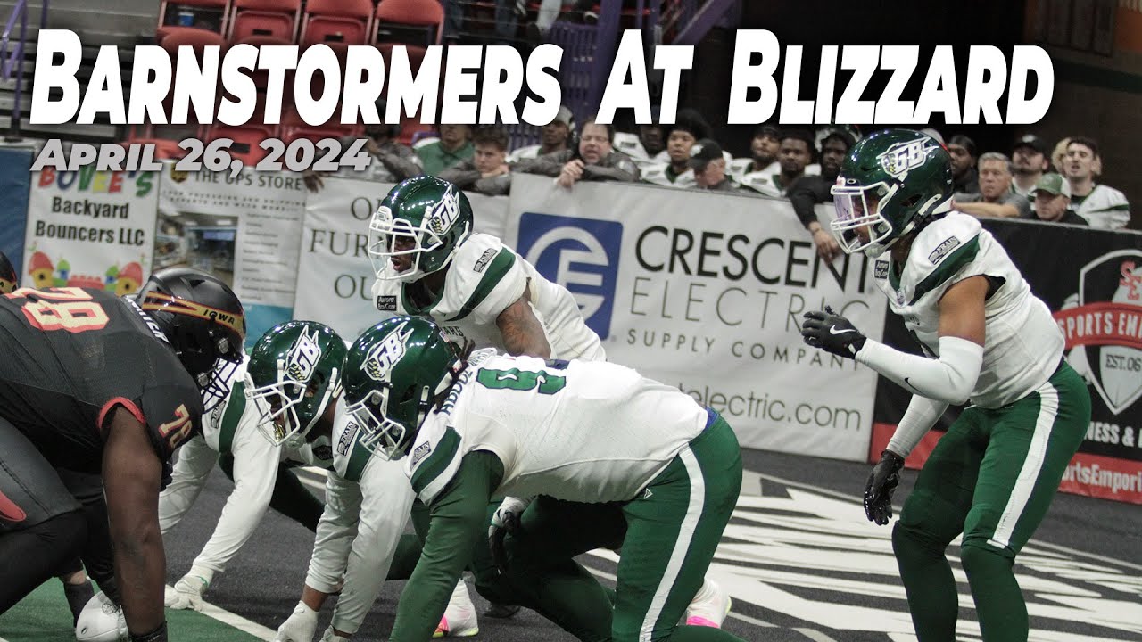 Iowa Barnstormers at Green Bay Blizzard | Week 7 Highlights - YouTube