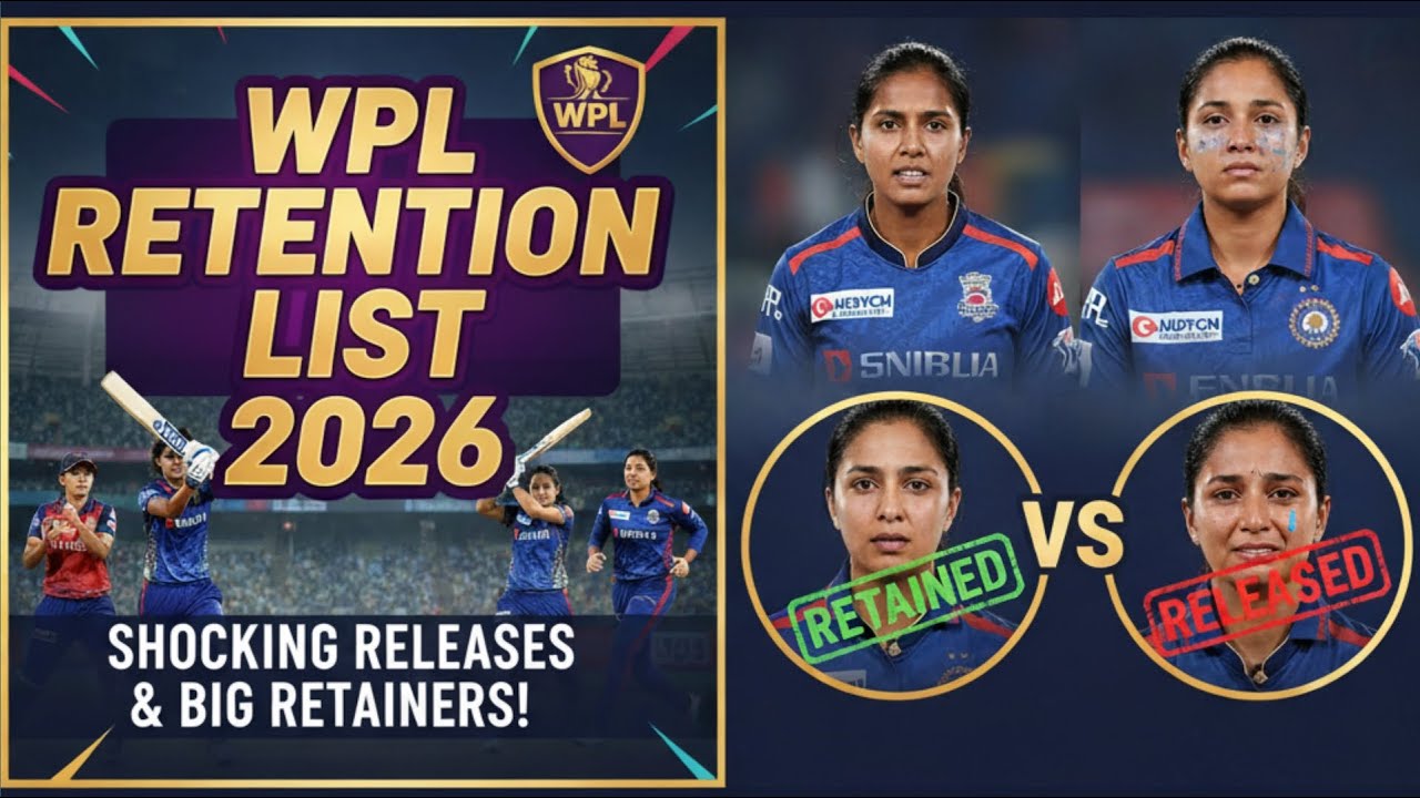 WPL All Team Retention List 2026 | Shocking Release &Big Retainers ...
