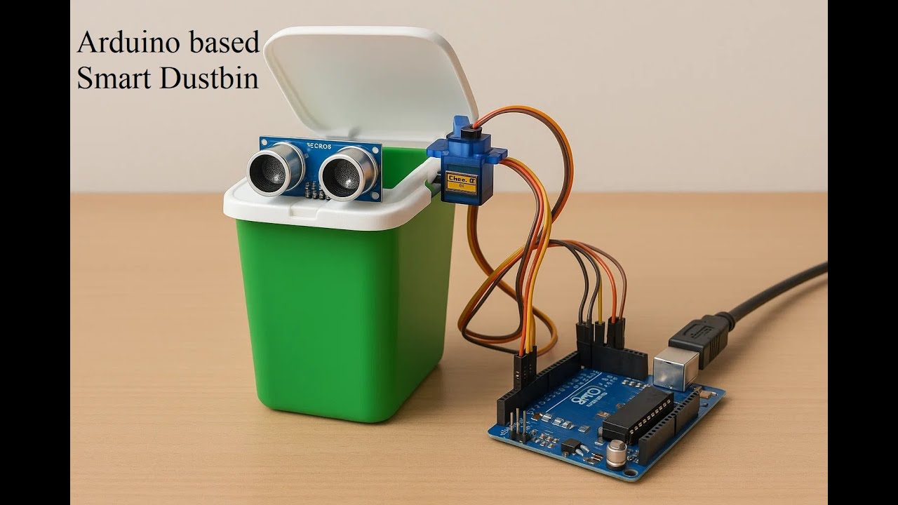 Arduino based Smart Dustbin - YouTube