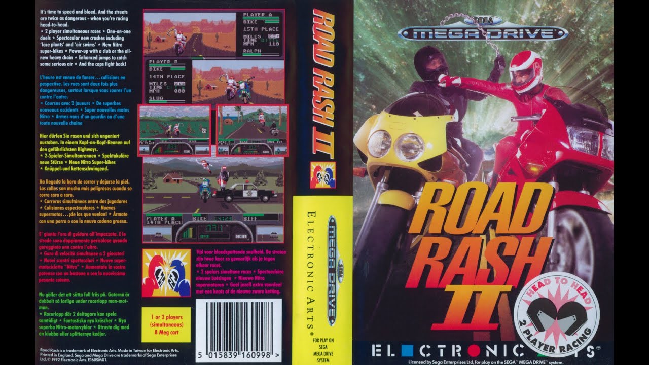 Road Rash 2/Роад Раш 2/1440p, 60 fps - YouTube