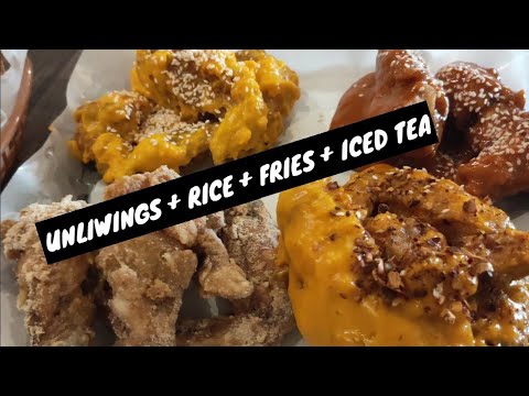 UNLI WINGS + FRIES + RICE + ICED TEA - YouTube