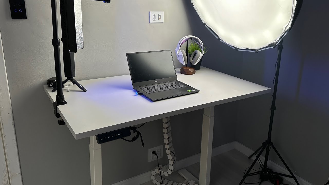Melhorei o Setup com mesa de ajuste elétrico da Slikdesk - YouTube