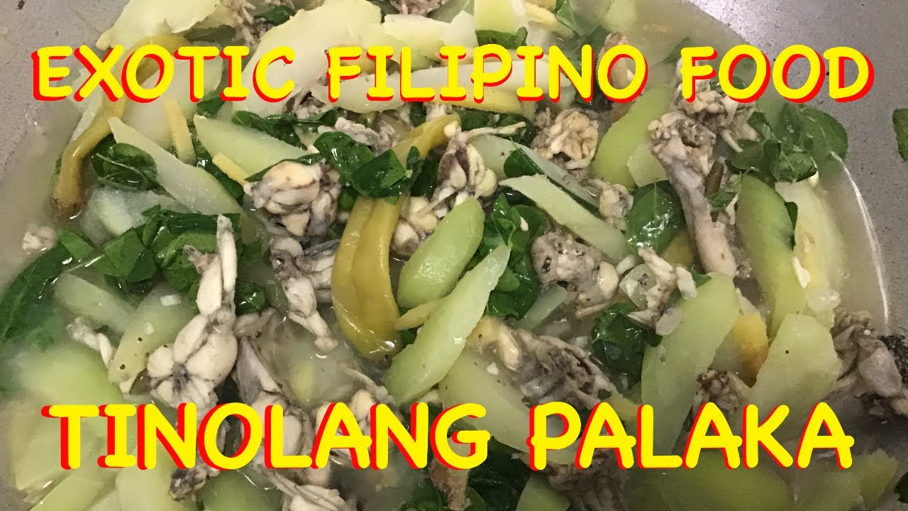 TINOLANG PALAKA/FILIPINO EXOTIC FOOD - YouTube