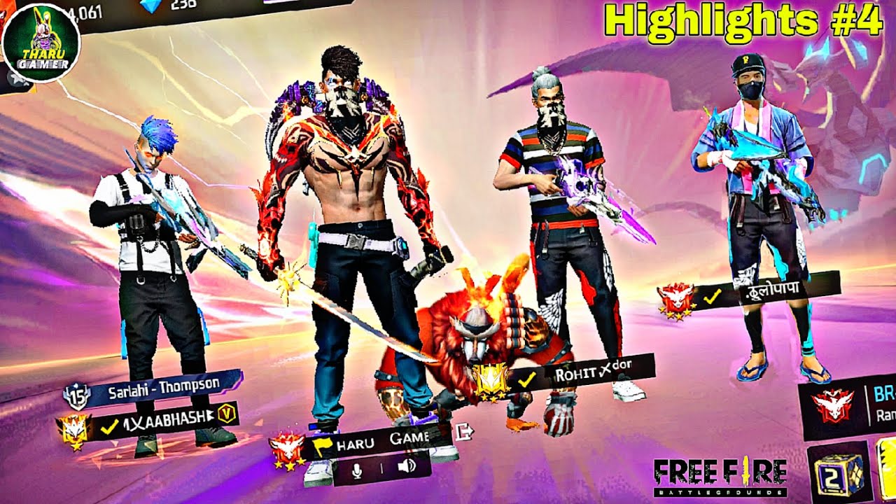 4 Finger Claw Free Fire - Master Lobby Season 39 Ranked Gameplay ...