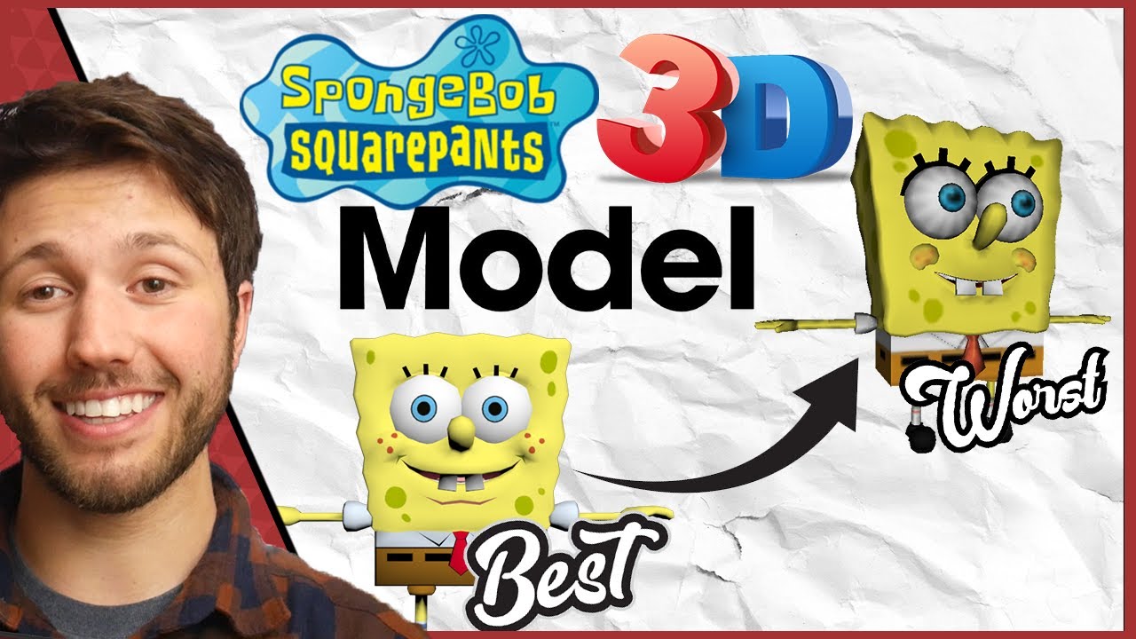 Ranking Every SpongeBob 3D model GOOD to BAD - CrispyBoy - YouTube