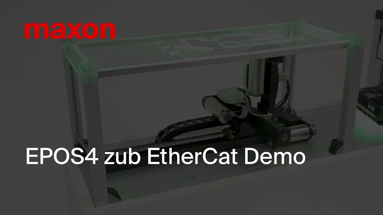 EPOS4 zub EtherCAT Demo - YouTube