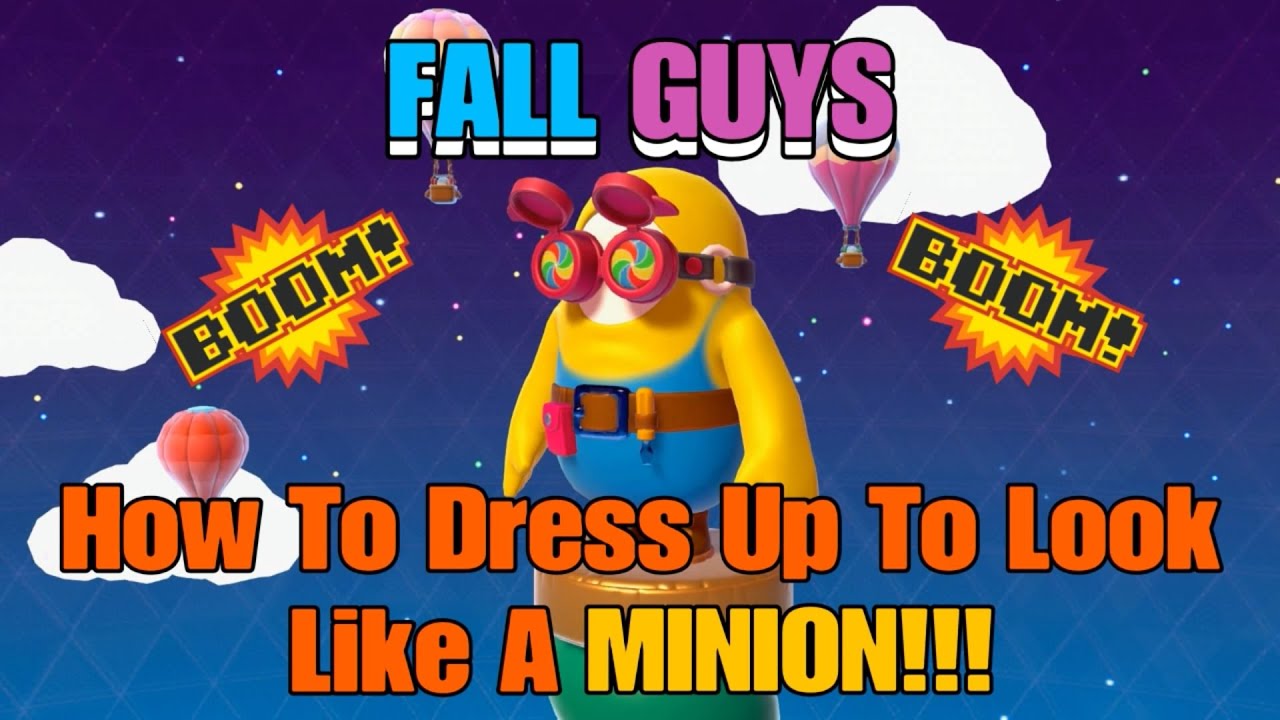46) Fall Guys - How To Dress Up To Look Like A MINION!!! (From ...