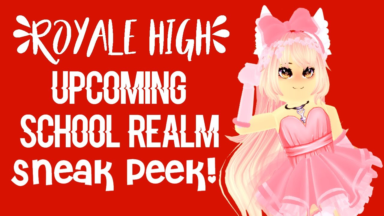 Royale High Tea Spill - More High School Realm Sneak Peeks - YouTube
