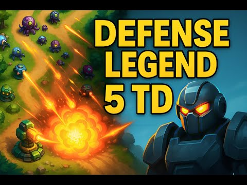 Defense Legend 5 TD Strategy 🔥 Epic Tower Defense Gameplay - YouTube