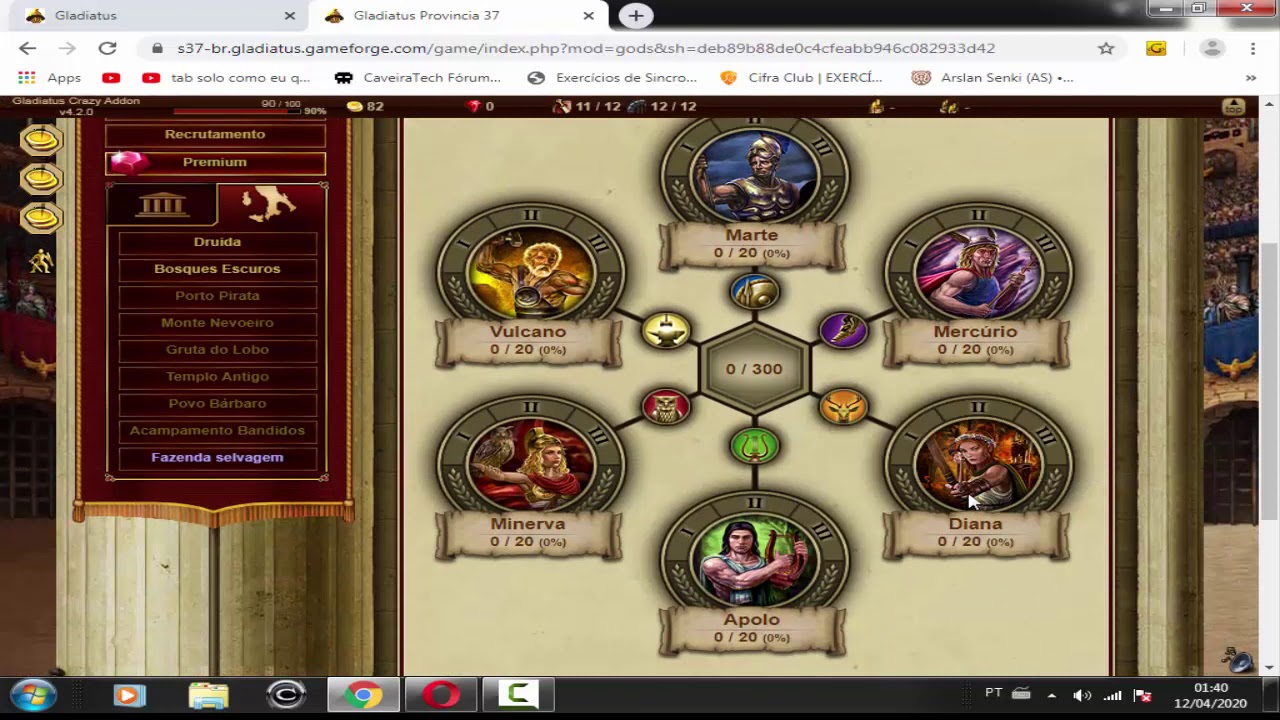 Conhecendo jogos: Gladiatus #1 RPG que lembra jogo de cartas - YouTube