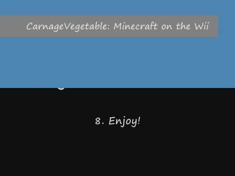How to get Minecraft on the Wii (System Menu 4.3) - YouTube