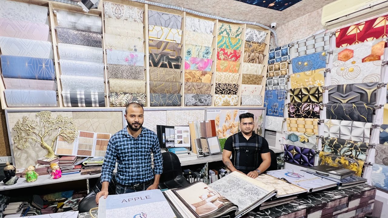 Wallpaper Market In Delhi || Cheapest Wallpaper In Delhi || Wallpaper ...