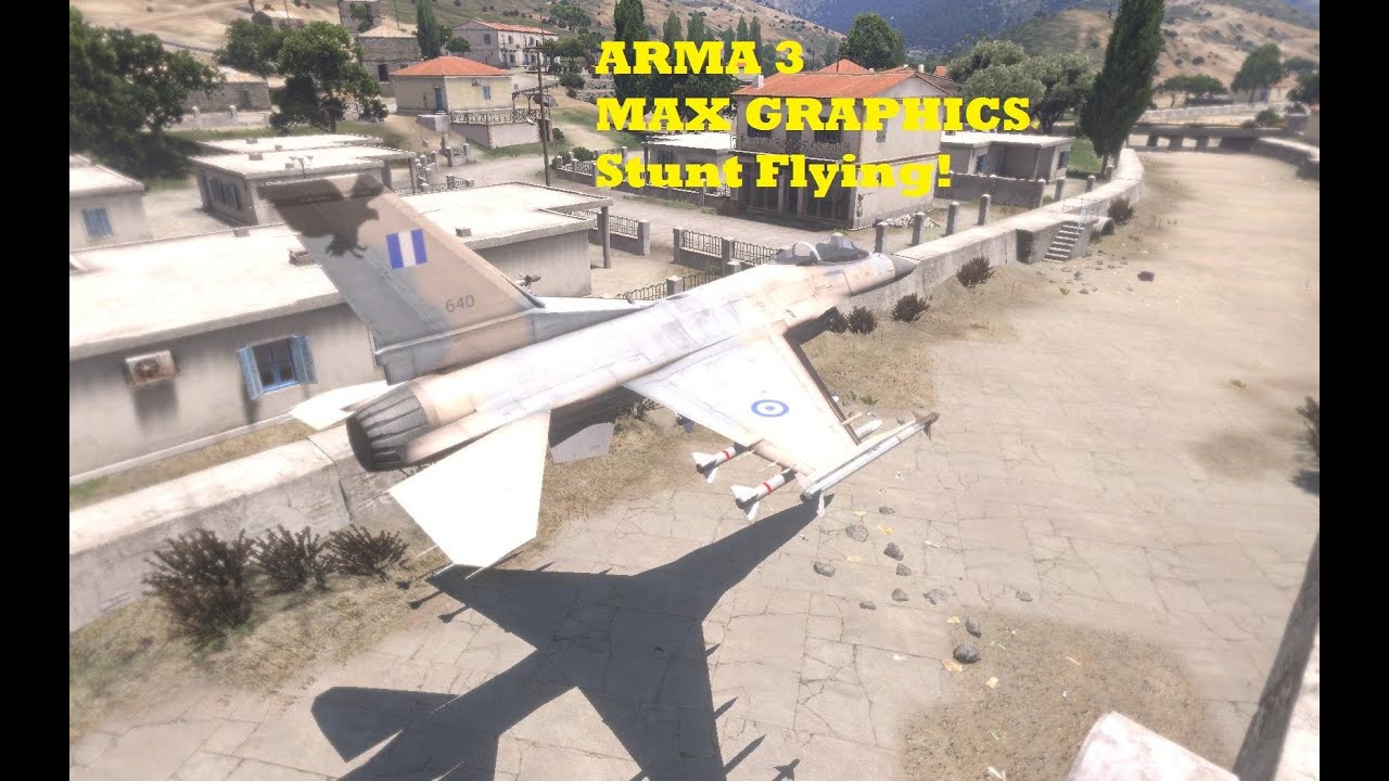 ArmA3 - MAX GRAPHICS - HD 1080p! Flying the F16!! - YouTube
