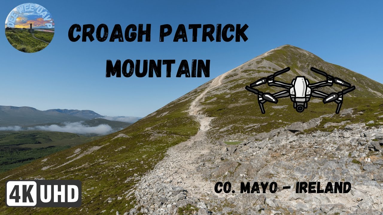 Croagh Patrick Mountain and Clew Bay | Co. Mayo | Ireland 4K | DJI ...