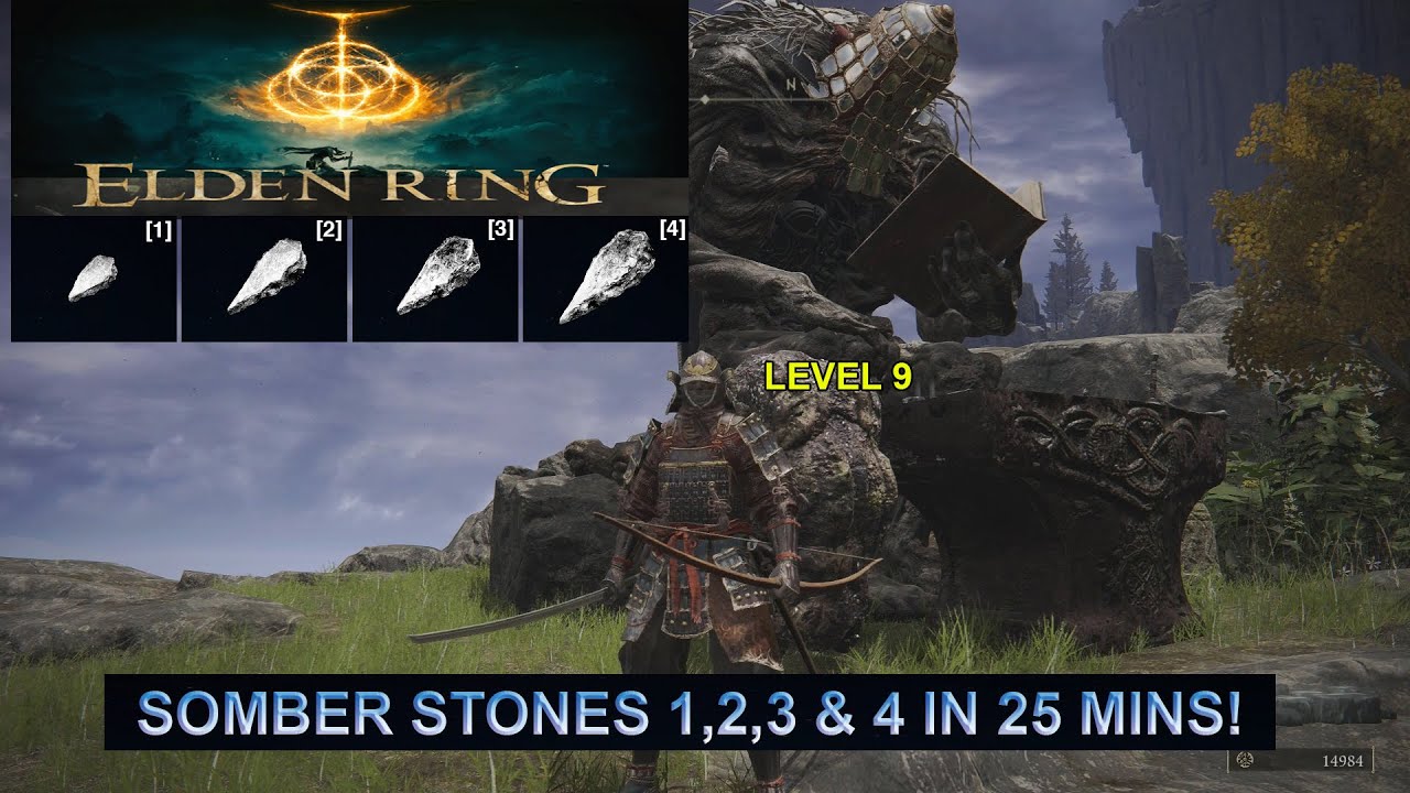 ELDEN RING How To Get Somber Smithing Stones 1,2,3 & 4 in 25 Minutes ...