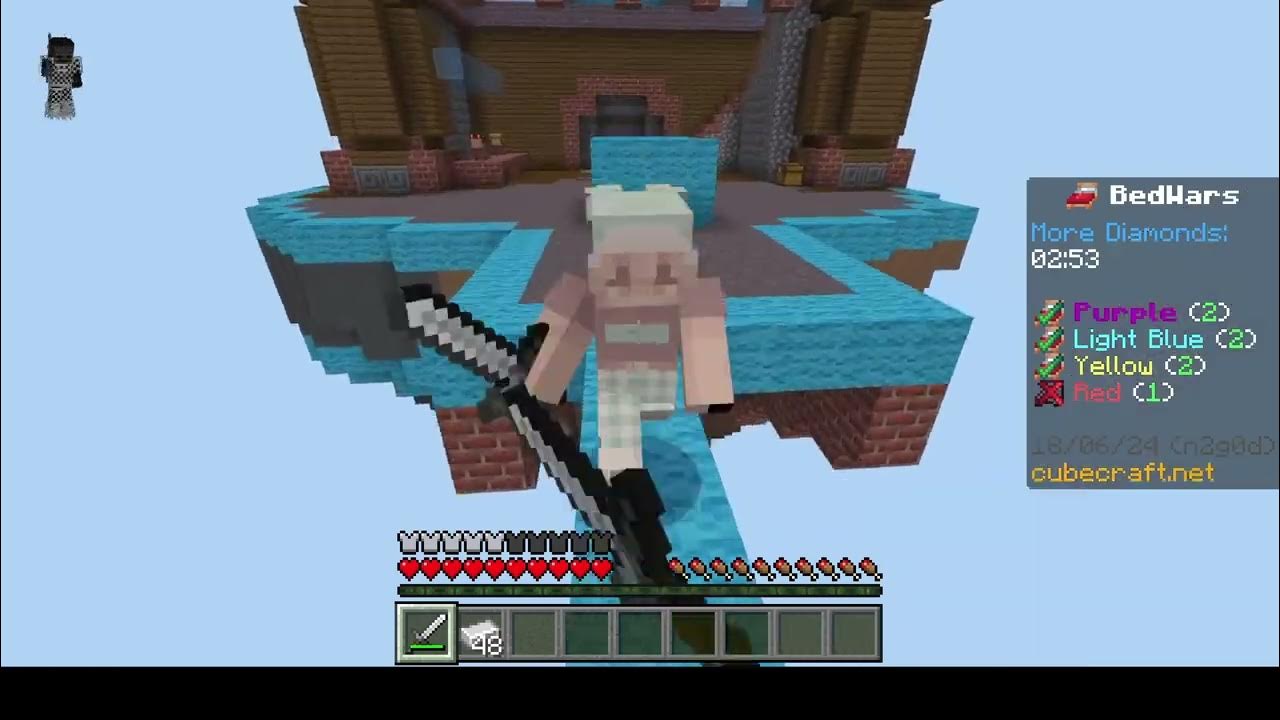 Speedrunning Minecraft Bedwars!! Winning Again! - YouTube