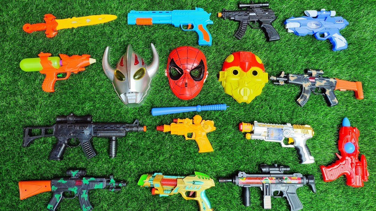 Collecting 7 Sniper Gun Military Gun Ak47 nerf N Strike Nerf Vortex ...
