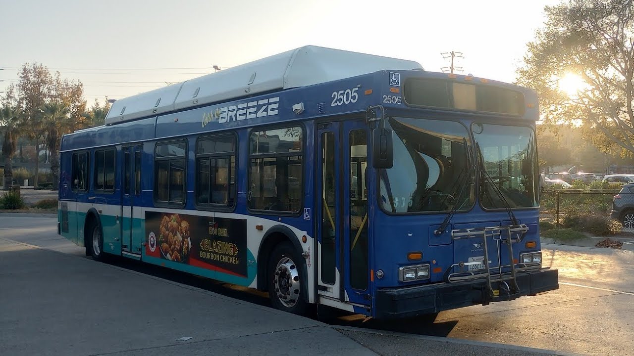 NCTD 2007 New Flyer C40LF 2505 - YouTube