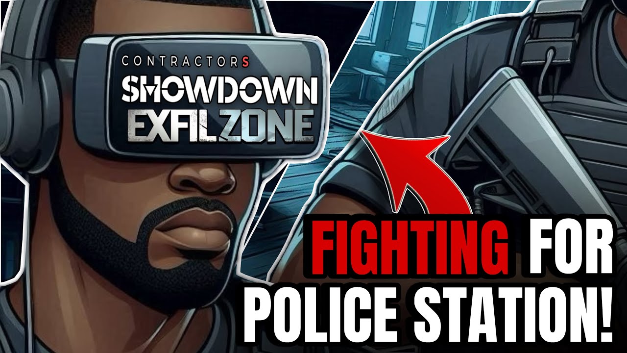 AMAZING Suburb PVP! Kitted Scar Vs 4 Players At Police Station ...