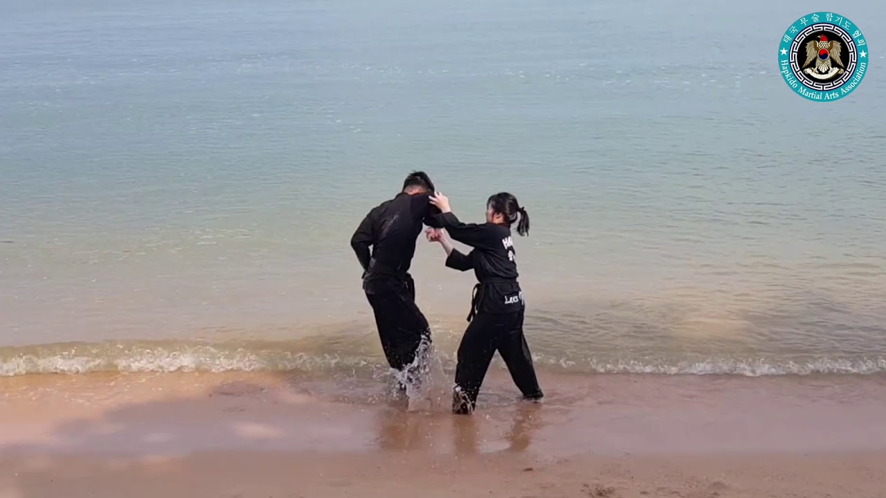 Hapkido Thailand Practice by the sea - YouTube