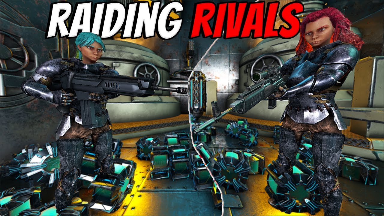 How I RAIDED My BIGGEST RIVAL On Ark 1000x . . . - YouTube