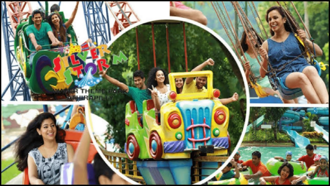 Silver storm water theme park athirappilly | Silver storm amusement ...