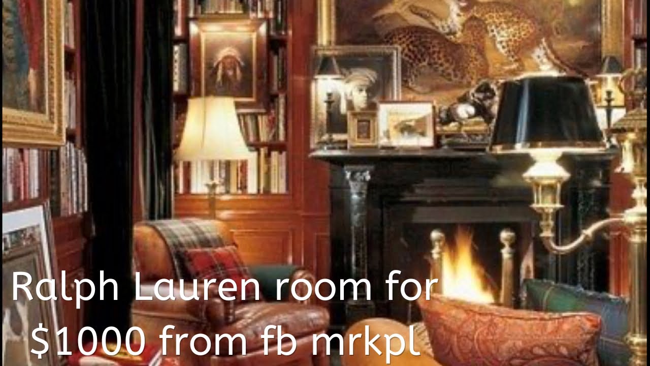 Designing a Ralph Lauren Style room for $1000 from Facebook market ...