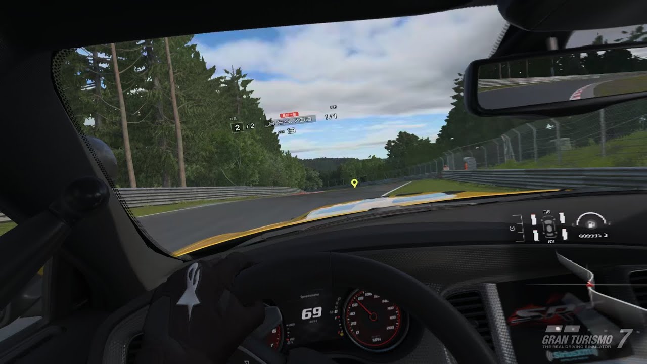 GT7 all cars from A to Z on Nurburgring-Dodge-Charger SRT Hellcat ...