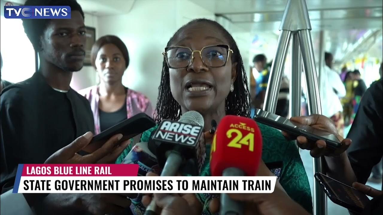 (WATCH) Commuters Commend Lagos State Govt For Blue Line Rail Project - YouTube