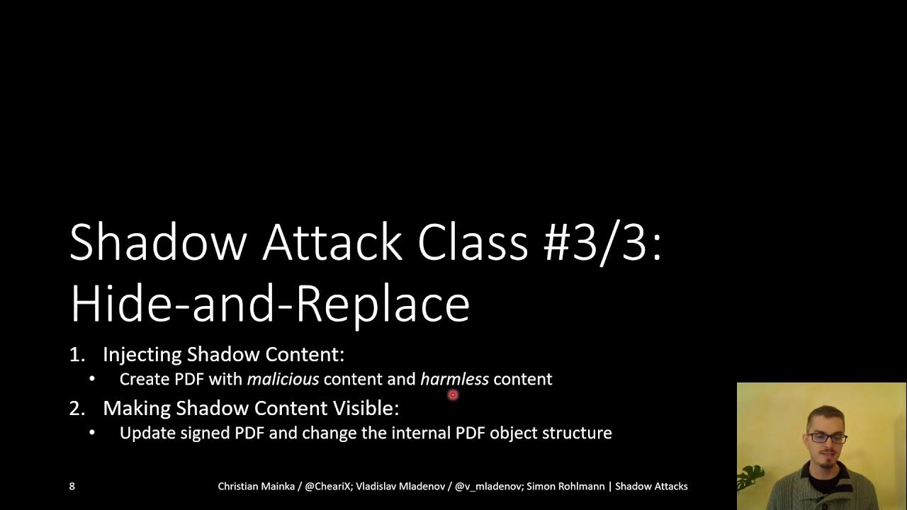 NDSS 2021 Shadow Attacks: Hiding and Replacing Content in Signed PDFs ...