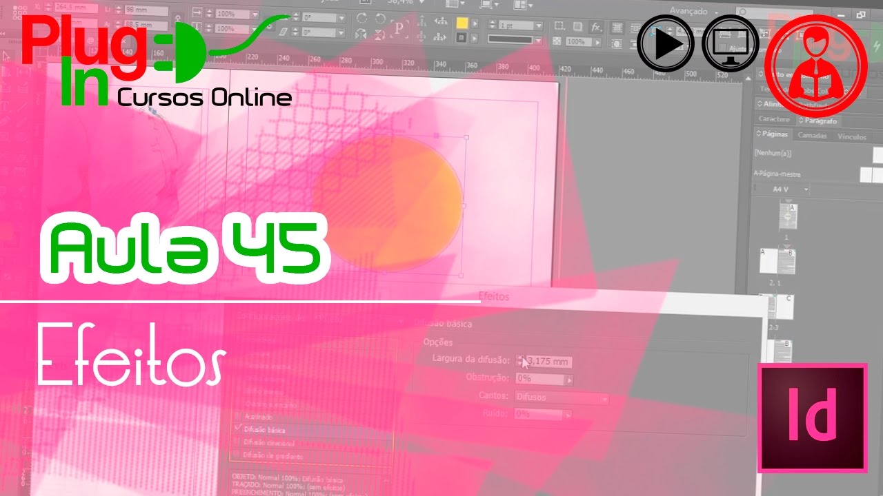 InDesign CC | Aula 45 – Efeitos parte 2 - YouTube