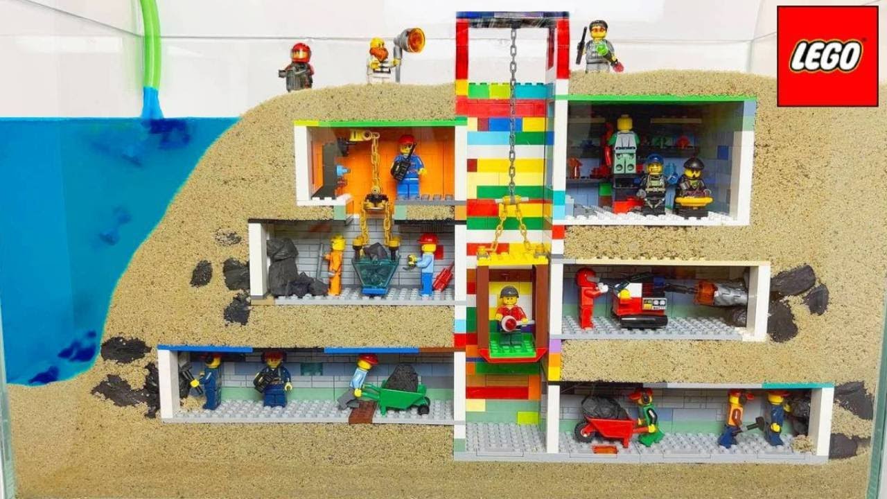 Dam Breach Experiment - LEGO Coal Mine Flood Disaster - YouTube