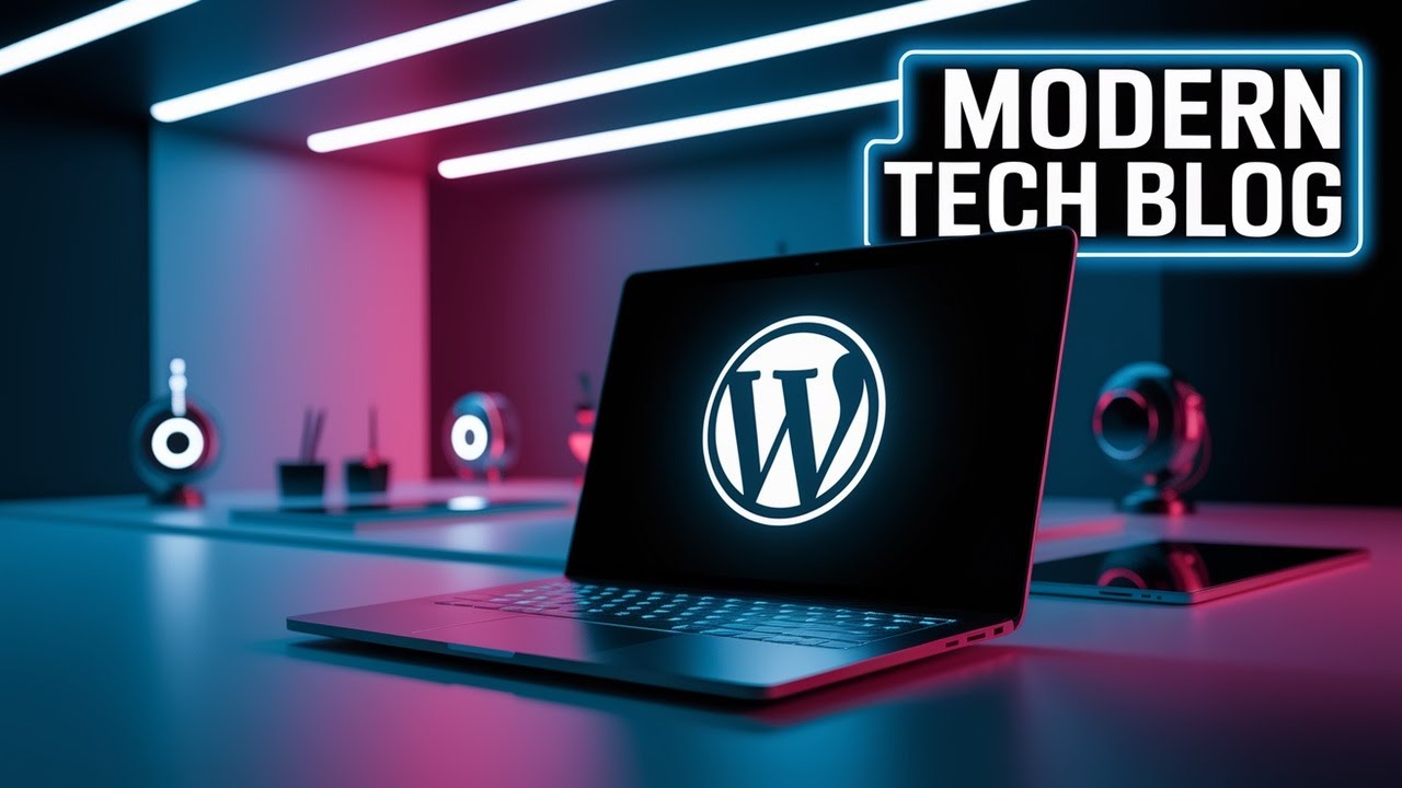 How to create modern tech blog website on wordpress only just in 20 ...