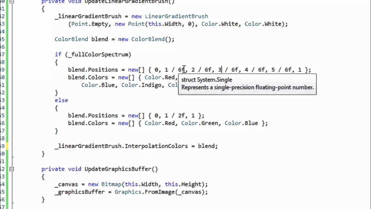 C# Color Picker Control - YouTube