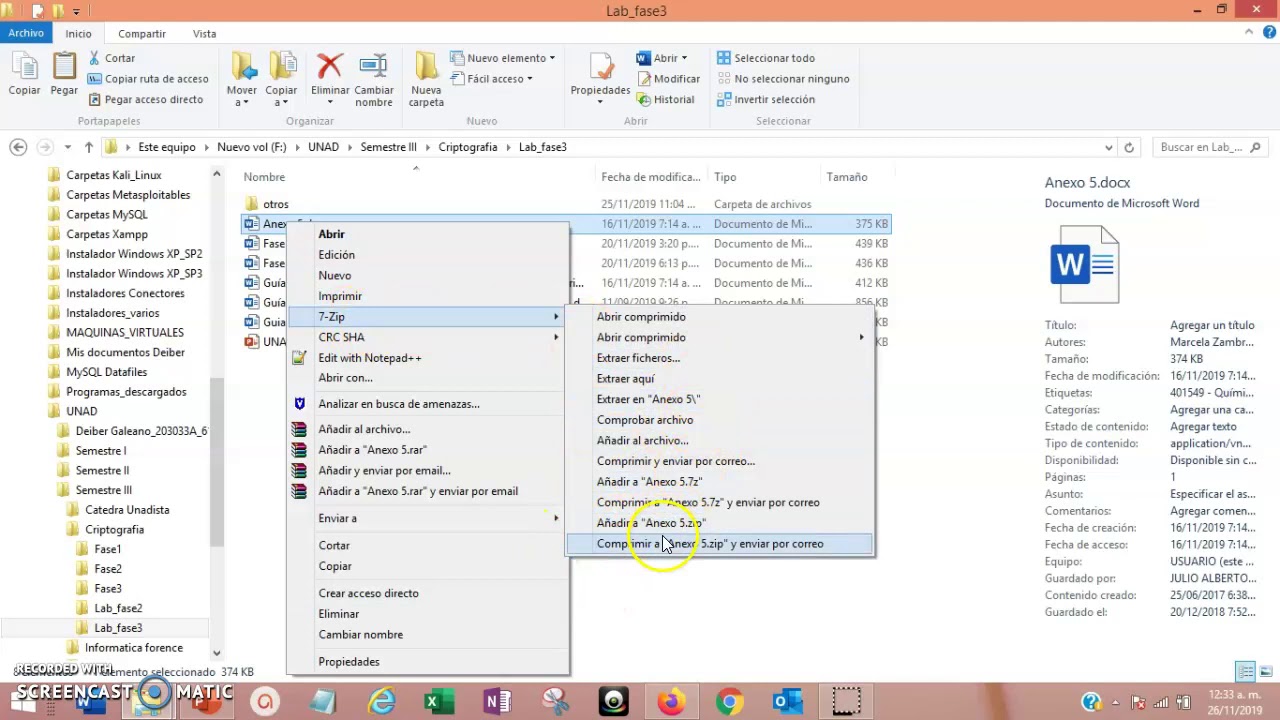 Descarga y uso del programa 7-ZIP - YouTube