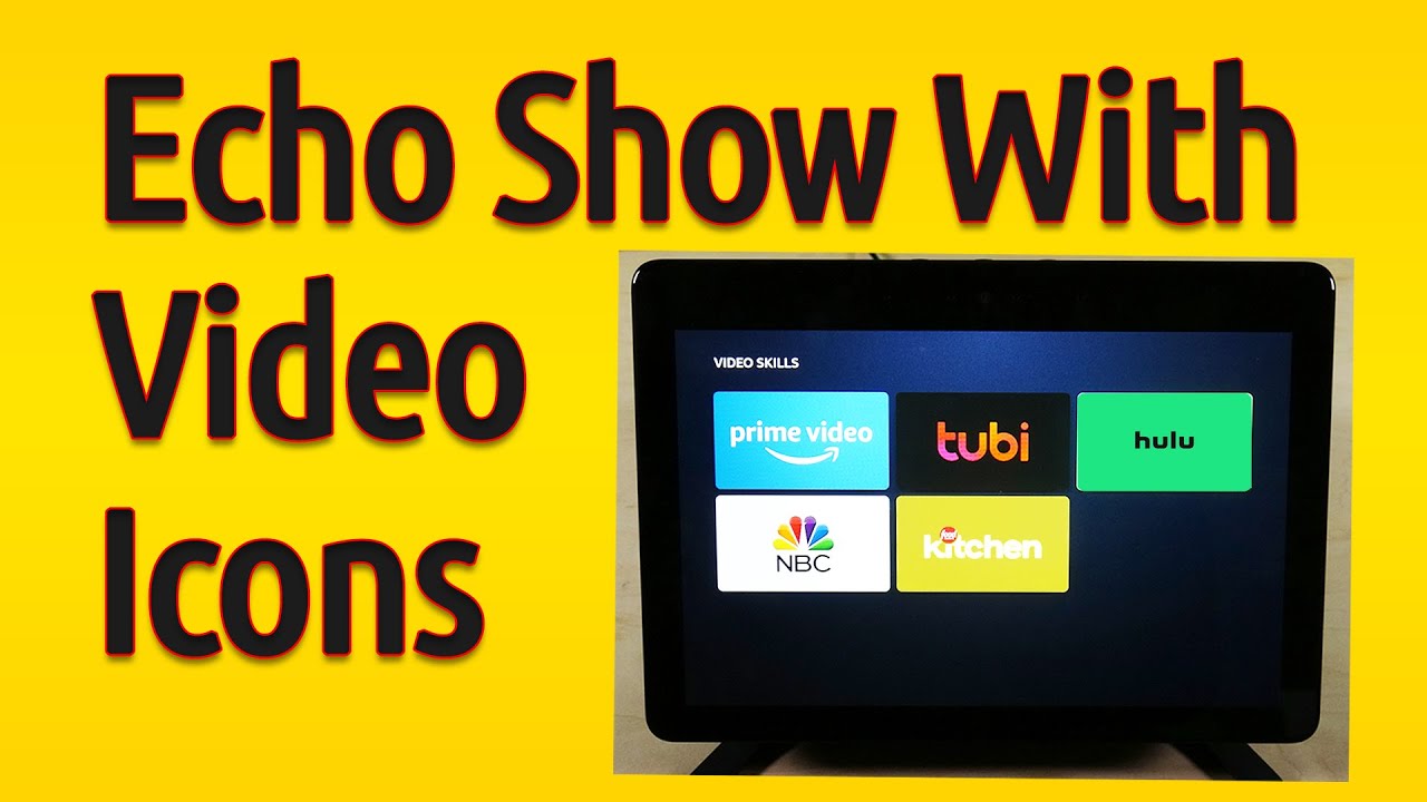 Amazon Echo Show - Now With Updated Video Icons - Are Music Icons ...