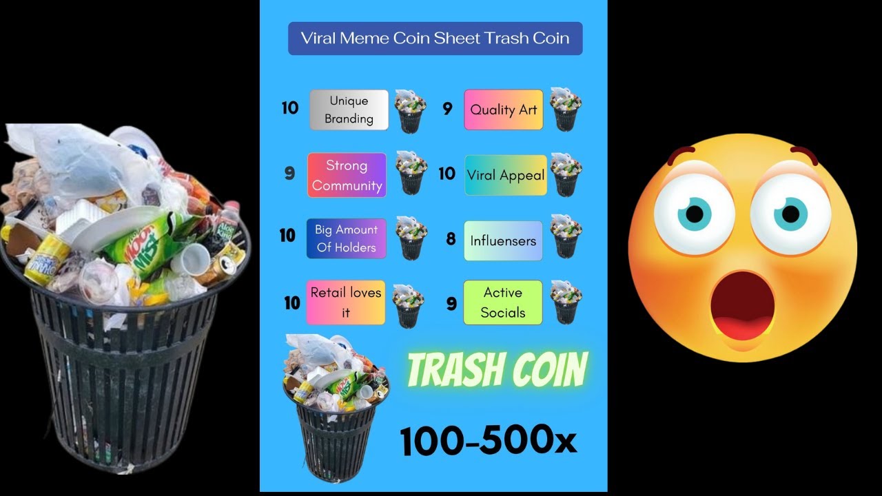 Trash Coin Viral Sheet! Trash Will go Viral And Do 100-500x Here is why ... - YouTube