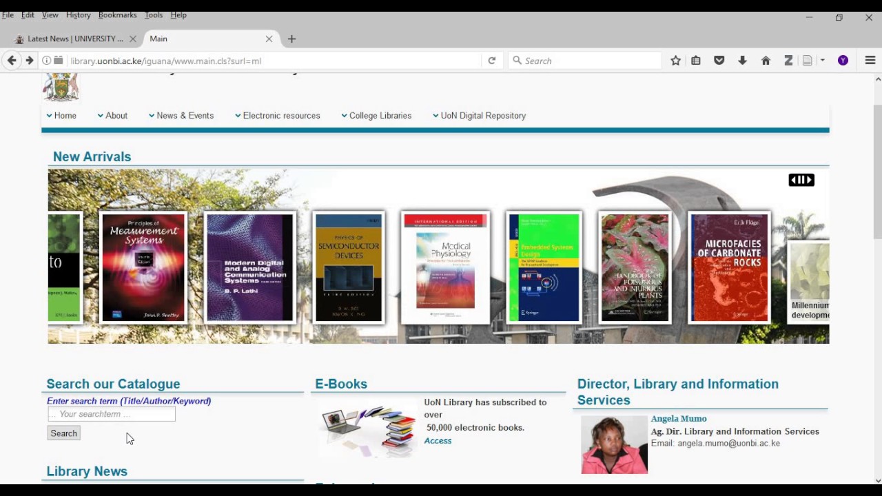 How to - Access the UON Library OPAC - YouTube