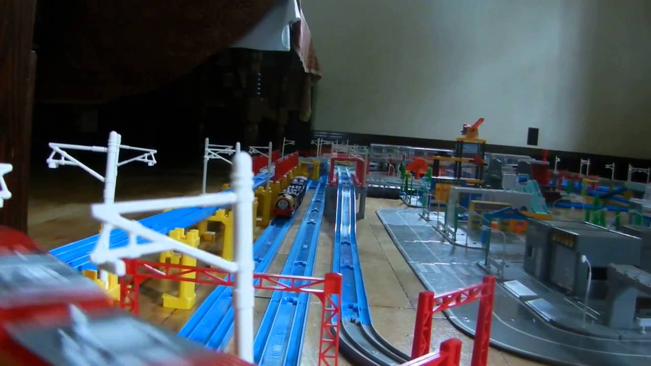 My Current Tomy Plarail Layout - YouTube