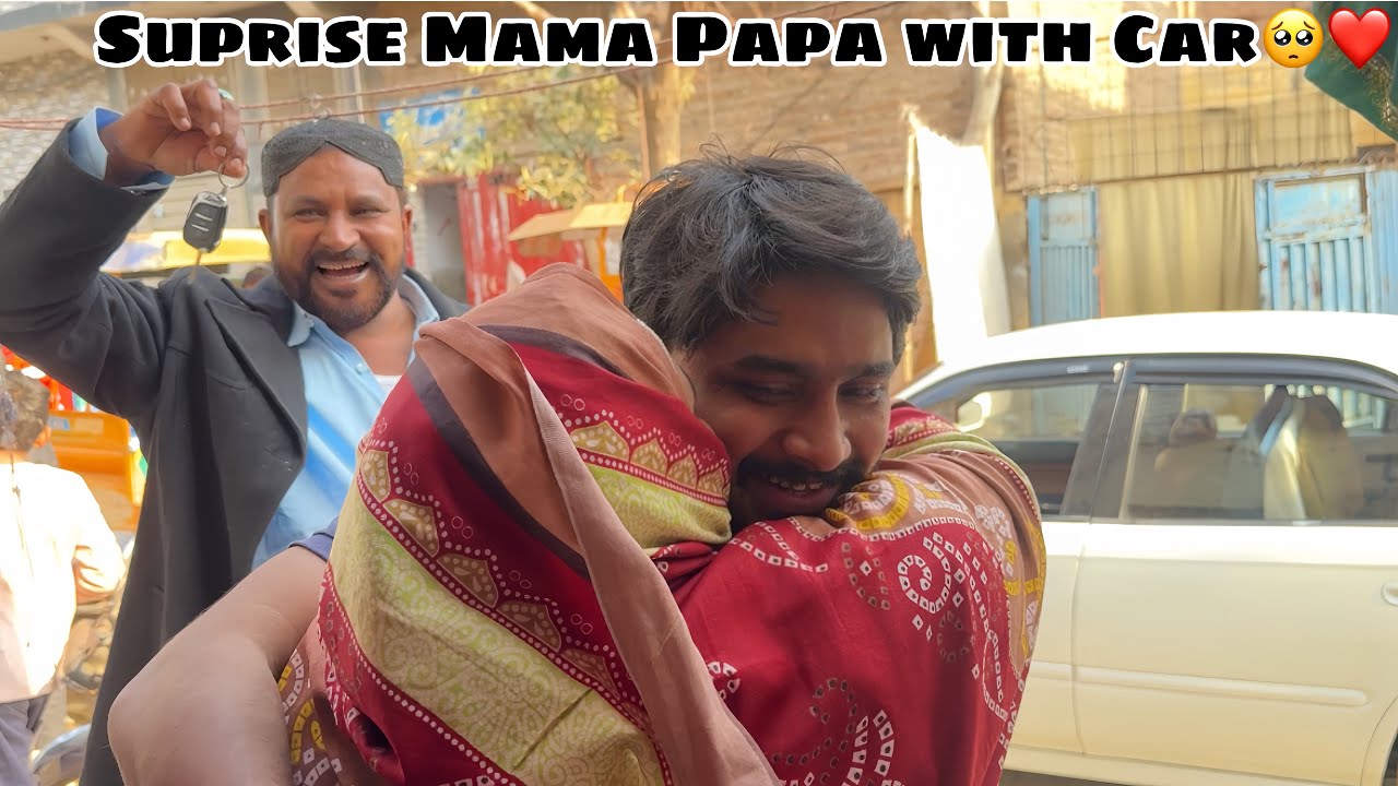 Surprise to mama papa with new car 😍 papa excitement🥺 ️ - YouTube