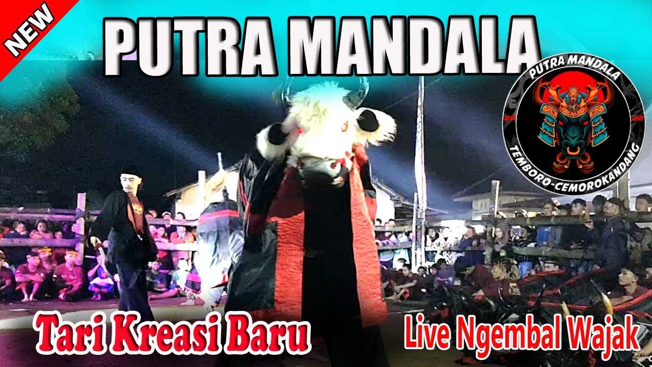 Bantengan PUTRA MANDALA Full Kreasi TOPENG MALANGAN | Live Ngembal ...